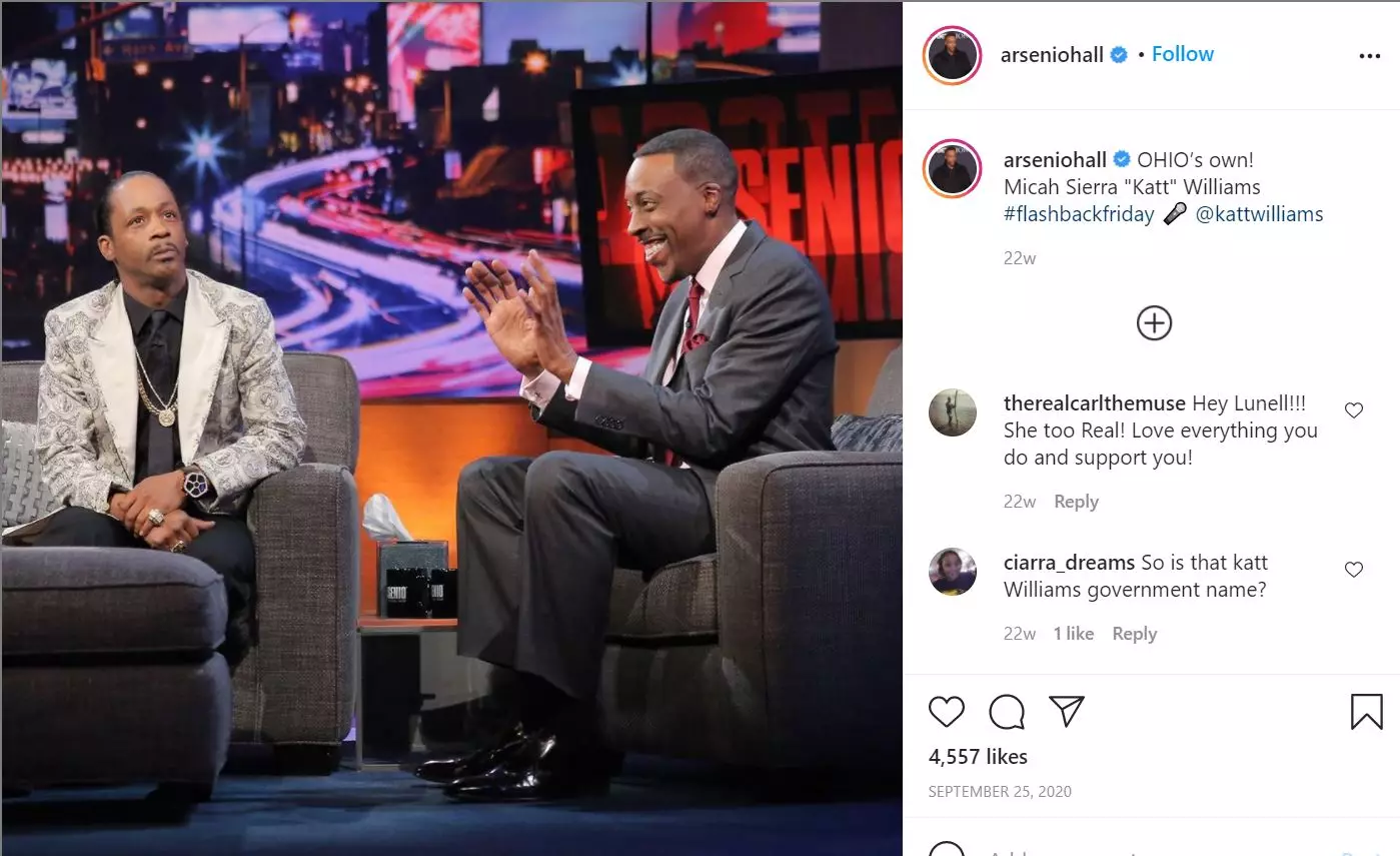 Jaka jest wartość netto Arsenio Hall? 31396_1