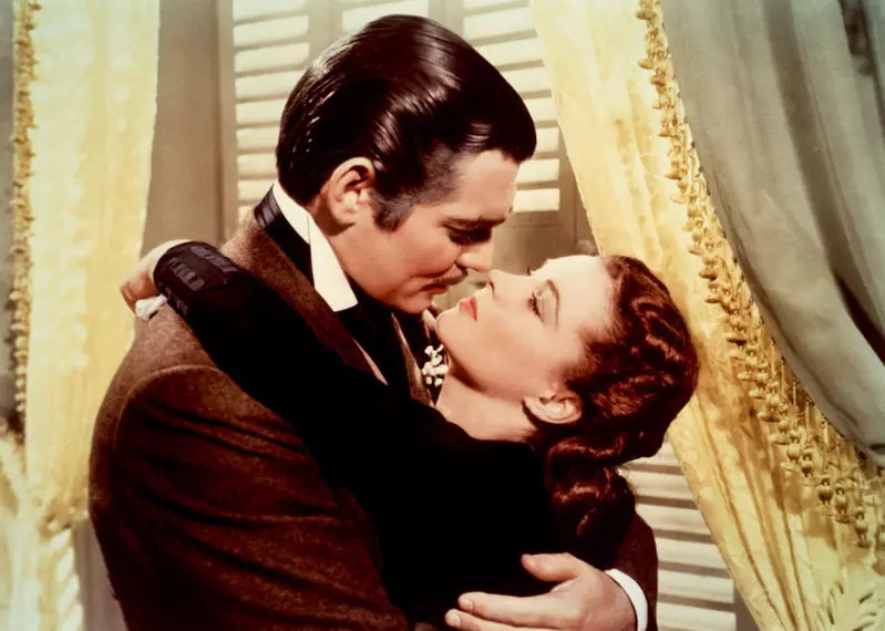 GONE WITH THE WIND, vum Clark Gable, Vivien Leigh, 1939.