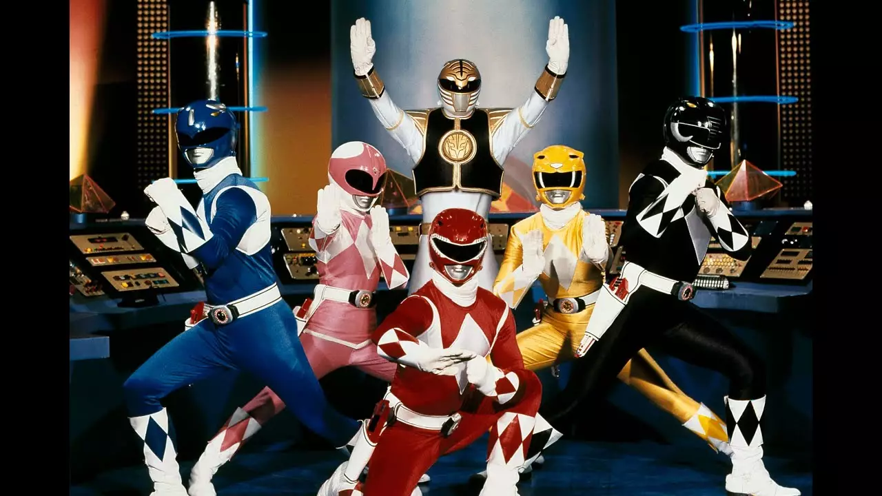 Rezilta imaj pou Power Rangers HD