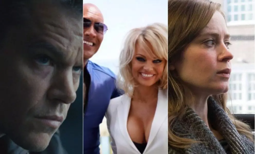 Beke e Etsahetseng: Pamela Anderson o Kena le 'Baywatch'; K'haravene ea 'Jason Bourne' e Tsoe